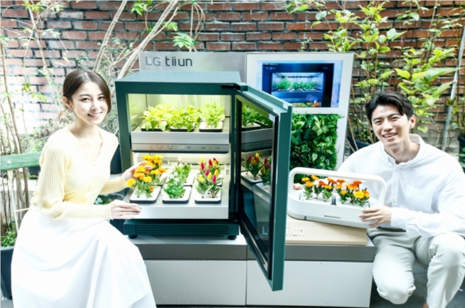 LG is bringing gardening indoors by unveiling a plant growing appliance ...