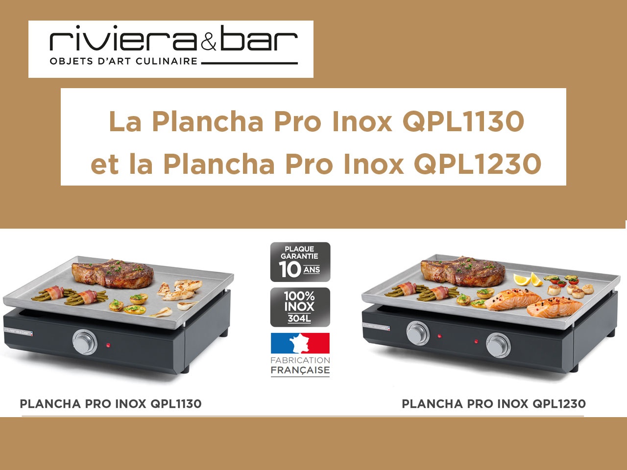 Riviera-et-Bar with its two new electric planchas – WHITEGOODSNOW