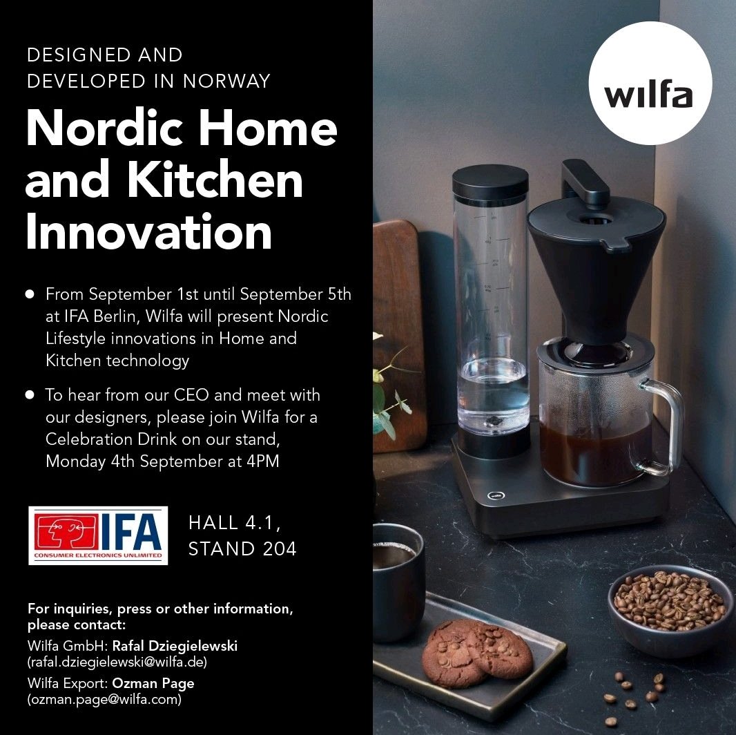 Wilfa at IFA – WHITEGOODSNOW