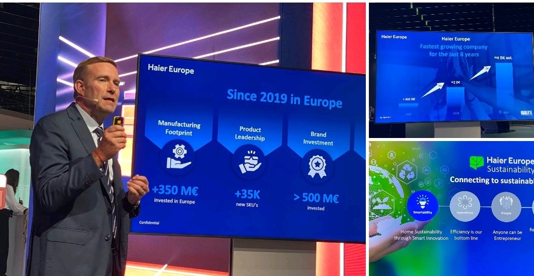 Haier CEO @IFA23 – WHITEGOODSNOW