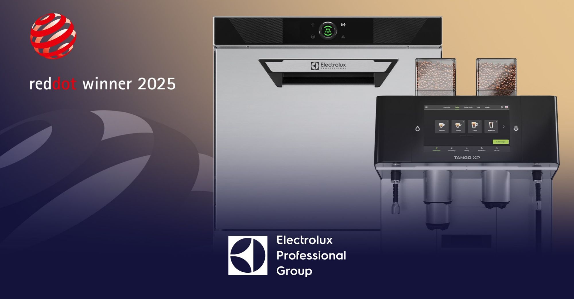 Red Dot Design Awards for Tango XP espresso machine and NeoBlue Touch ...